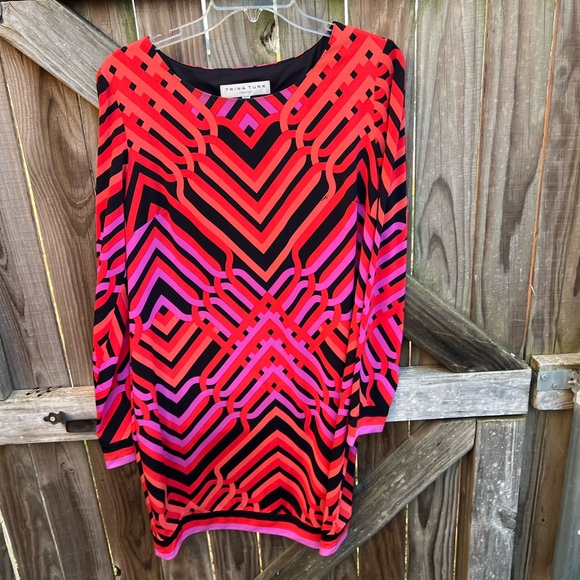 Trina Turk | Dresses | Trina Turk Long Sleeve Dress | Poshmark